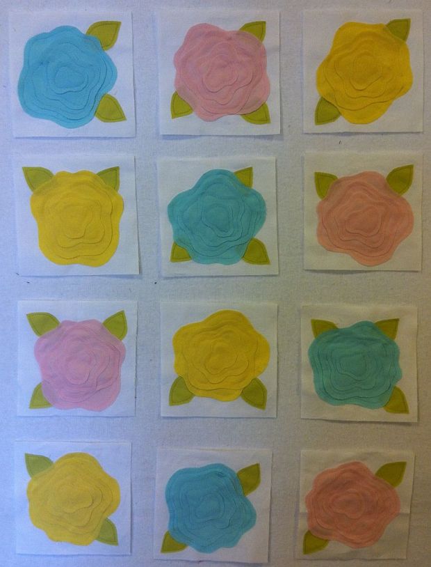 Sew and Tell – Baby French Roses 2 and National Quilting Day – Christa ...