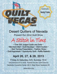 Las Vegas Quilt Show This Weekend! – Christa Quilts