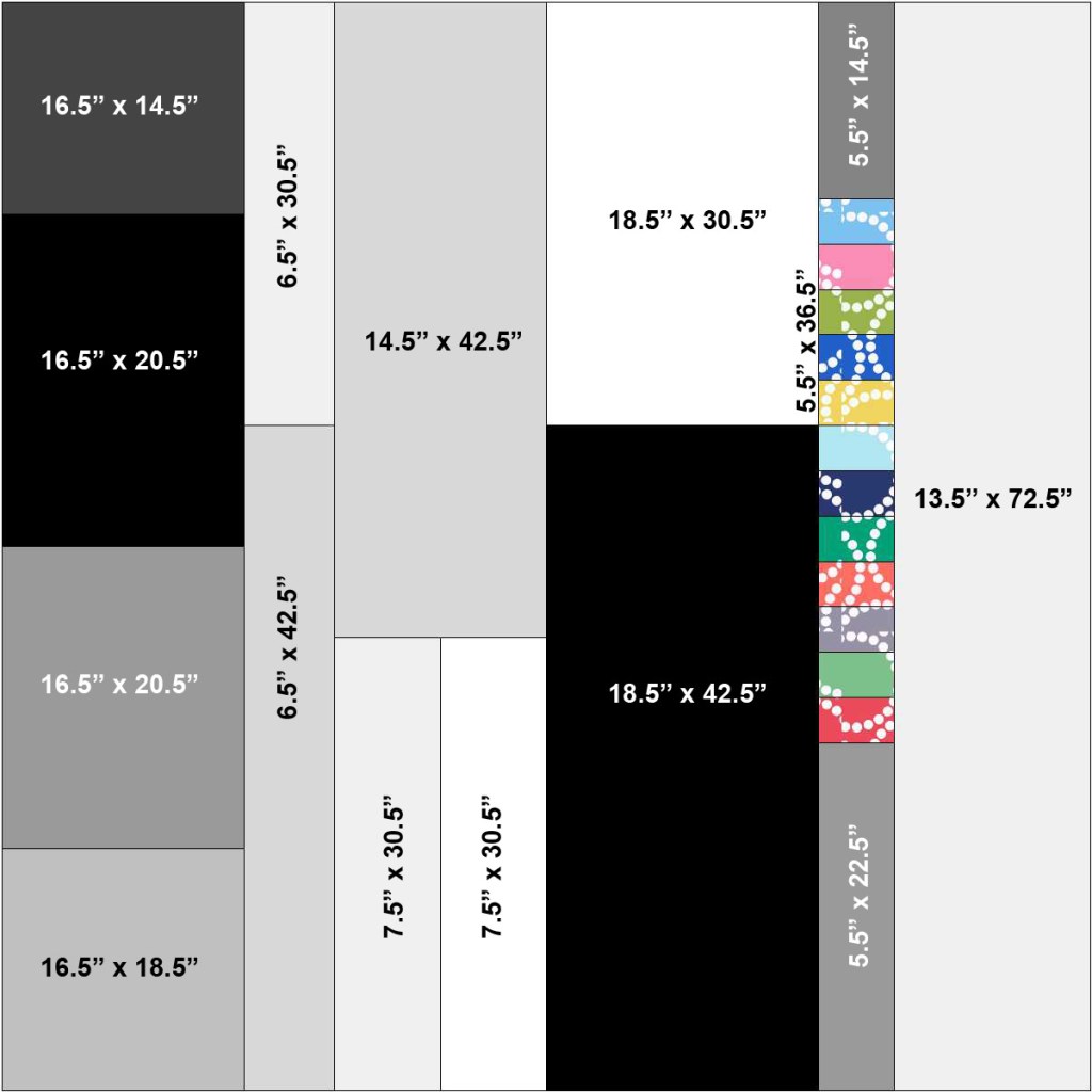 Shades of Grey – Pieced Backing Tutorial – Christa Quilts