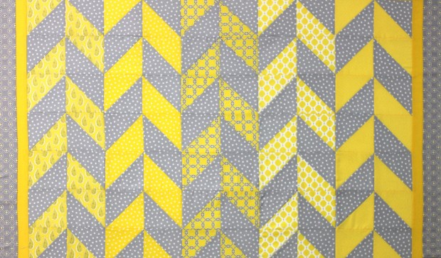 Herringbone WIP – Tips on Working With Directional Fabric – Christa Quilts