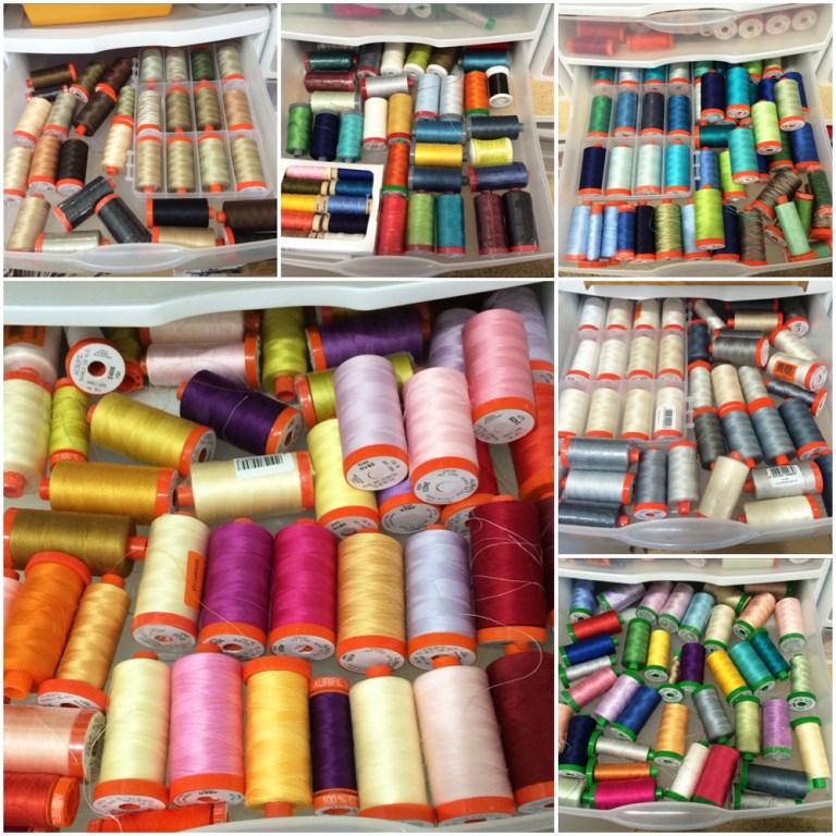 Creative Spaces Blog Hop Week 5 – Organizing my Thread – Christa Quilts