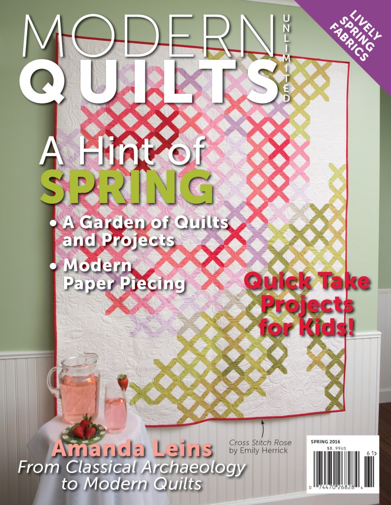 Illusions Pattern Now Available in Modern Quilts Unlimited Magazine ...