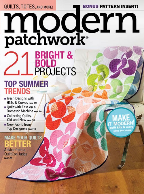 Machine Quilting Tips in Modern Patchwork Magazine – Christa Quilts