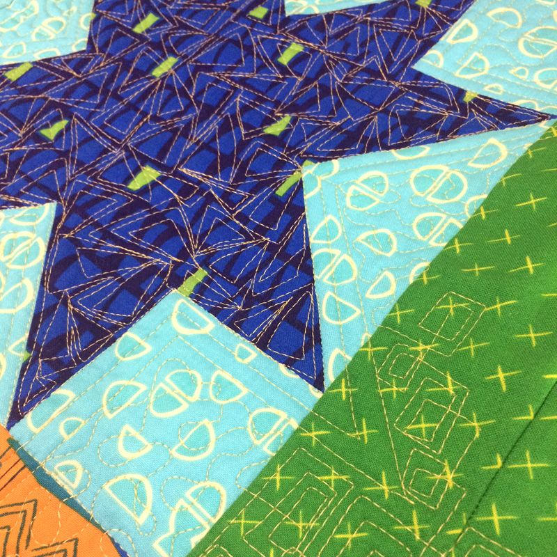 Quilt in Progress – Exploring Ruler Work – Christa Quilts