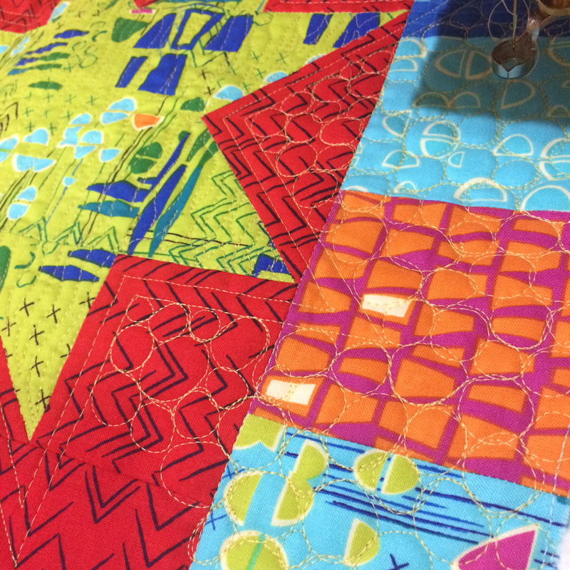 Quilt in Progress – Exploring Ruler Work – Christa Quilts