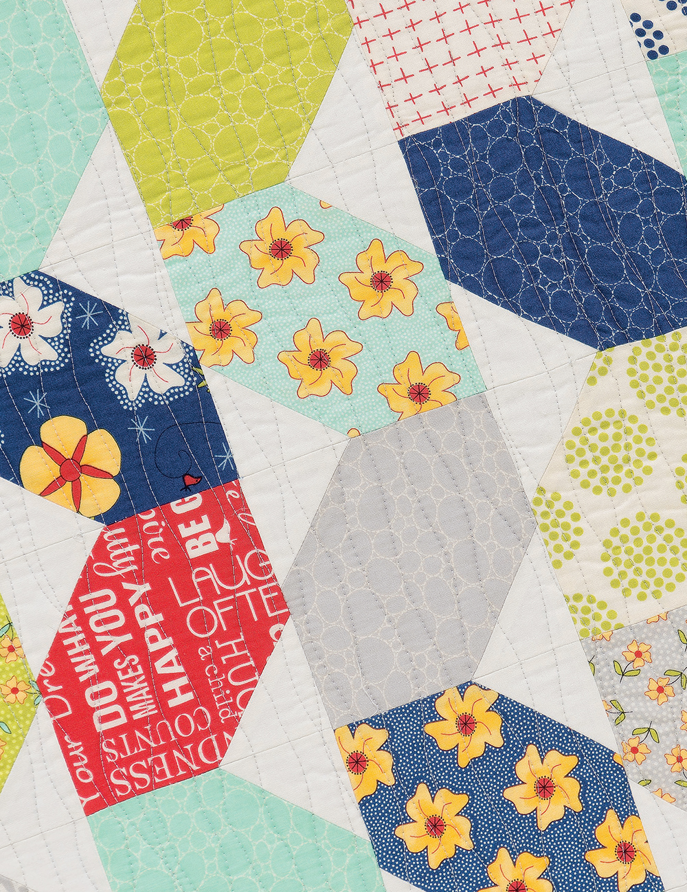 Piece and Quilt with Precuts Quilt 1: Squiggles – Christa Quilts