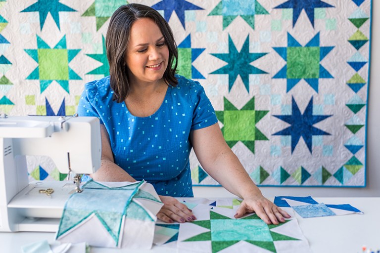 My Newest Craftsy Class – Startup Project: Starry Path Quilt – Christa ...