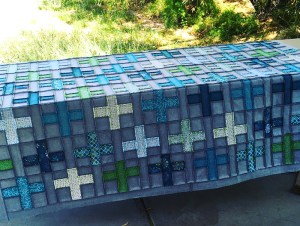 The Making of Surplus Strips Part 2 – The Quilt Top and Basting – Christa Quilts