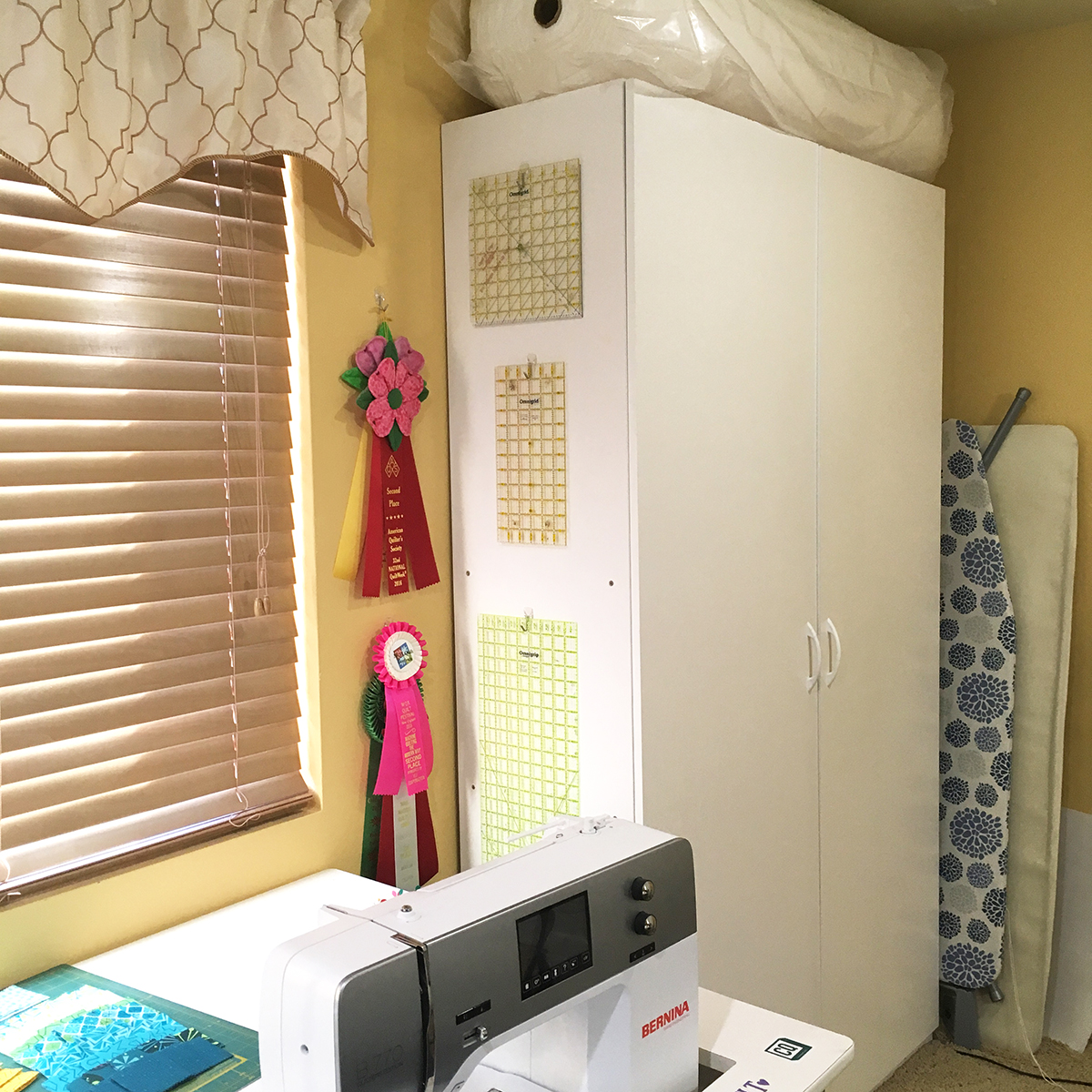 Creative Spaces Blog Hop Week 6 – Organizing Rulers – Christa Quilts