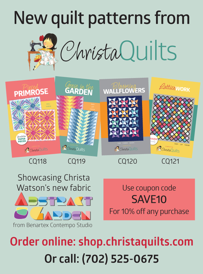 Pre-order My New Fall Patterns – Christa Quilts