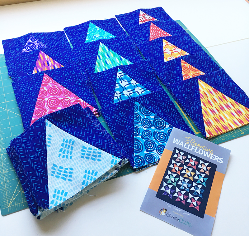 Blooming Wallflowers Week 2: Sewing the Blocks – Christa Quilts