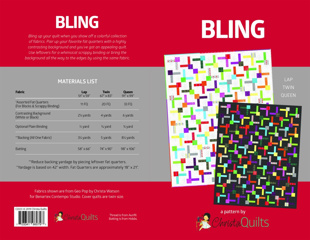 The Making of Bling Quilt Part 2 of 4 – Cutting the Fabrics – Christa ...