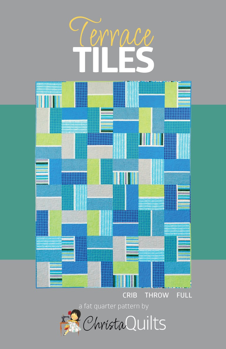 New Quilt Patterns – Block Chain and Terrace Tiles – Christa Quilts