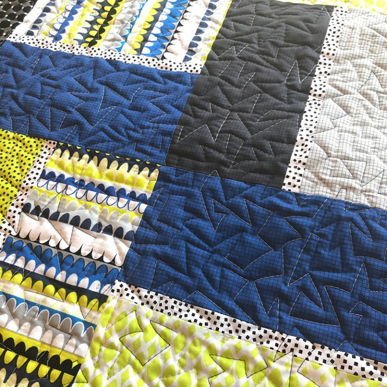 Making of Terrace Tiles Part 4: Machine Quilting & Binding – Christa Quilts