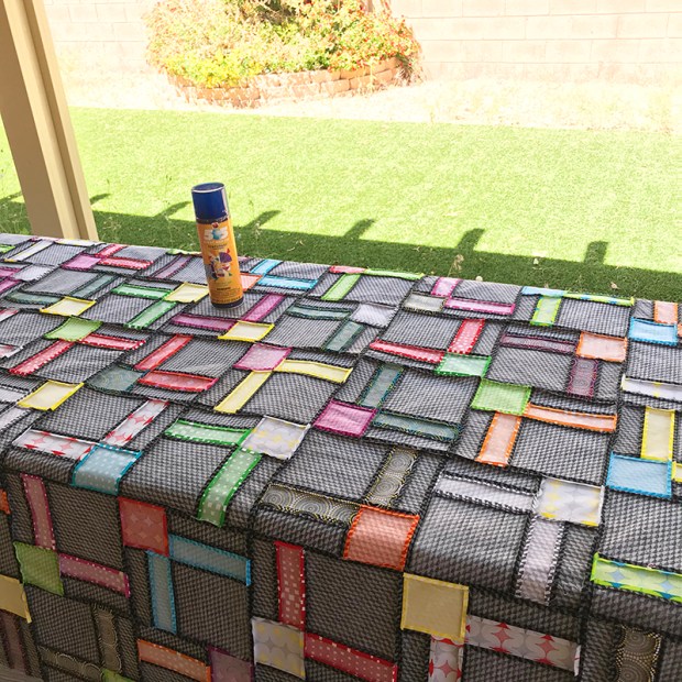 Bling Quilt Along Part 3: Machine Quilting Option 1 – Random Crosshatch ...