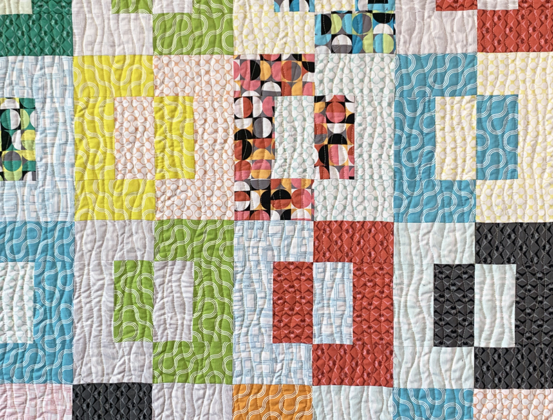 Machine Quilting Tutorial: How to Quilt Wavy Lines on Puzzle Box, My ...