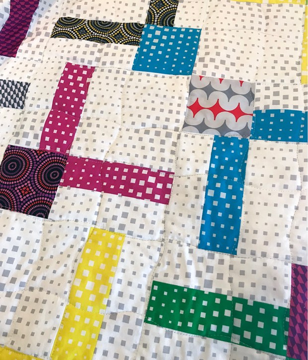 Bling Quilt Along Part 4: Machine Quilting Option 2: Wavy Grid ...
