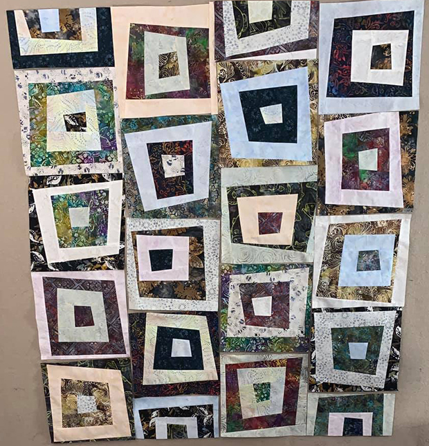 Modern Logs Inspiration – Christa Quilts