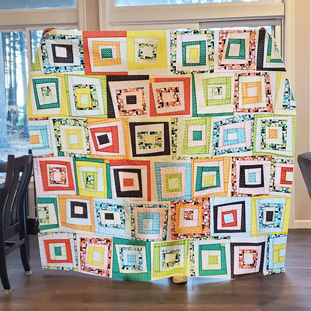 Modern Logs Inspiration – Christa Quilts