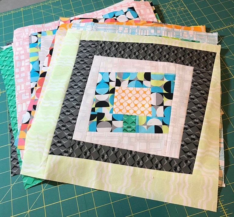 Modern Logs QAL Part 2 – Sewing the Blocks – Christa Quilts