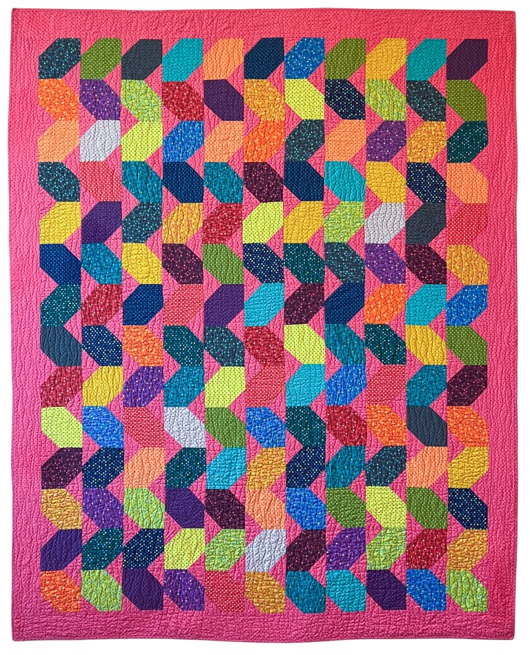 Free Pattern Alert! Grab Streamers Made from 5″ Squares – Christa Quilts